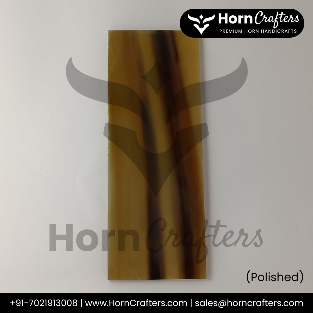 Buffalo Horn Plates - Full Line Color - 100% Natural Horn - Horn Crafters