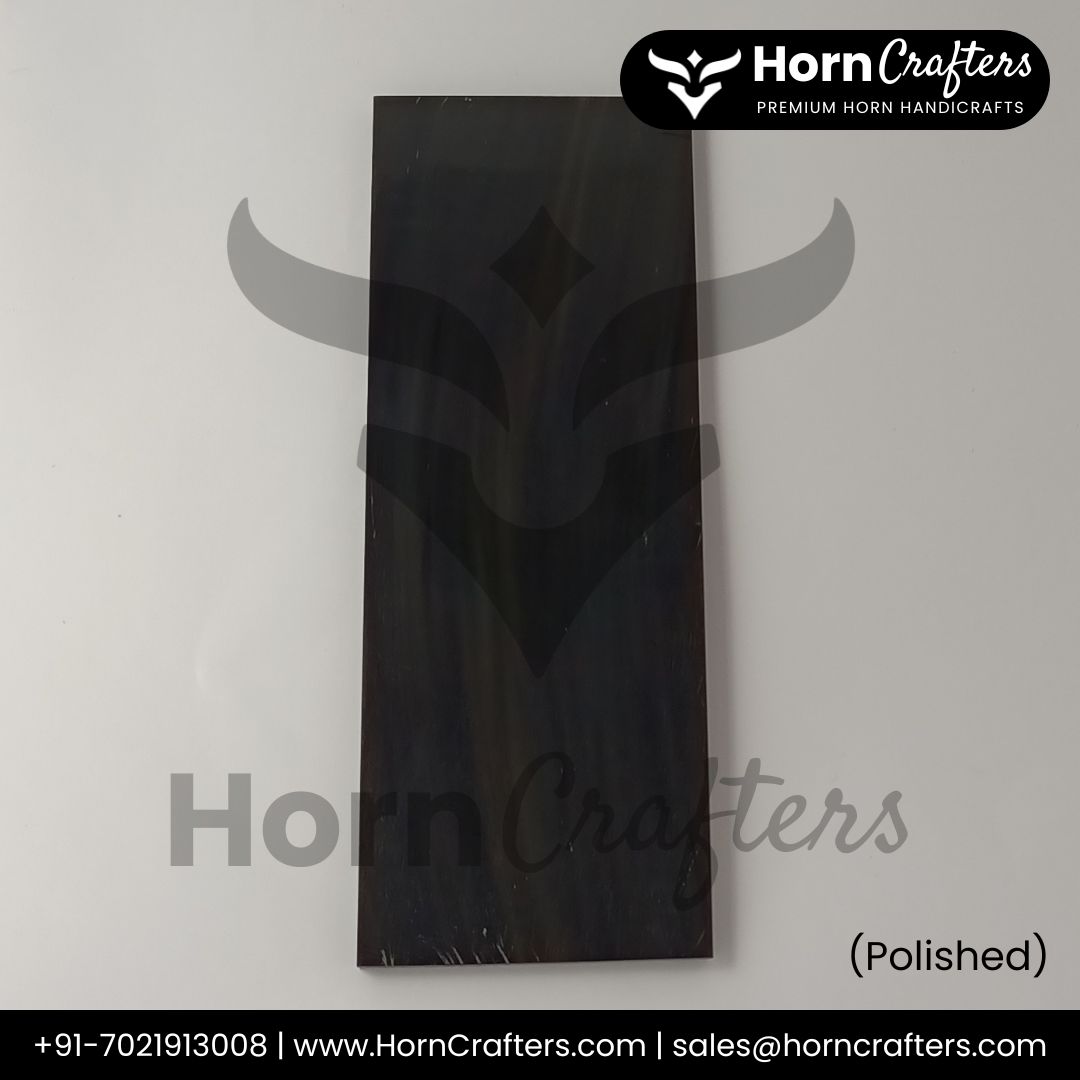Buffalo Horn Plates - Color No. 5 (Dark Brown) - 100% Natural Horn ...