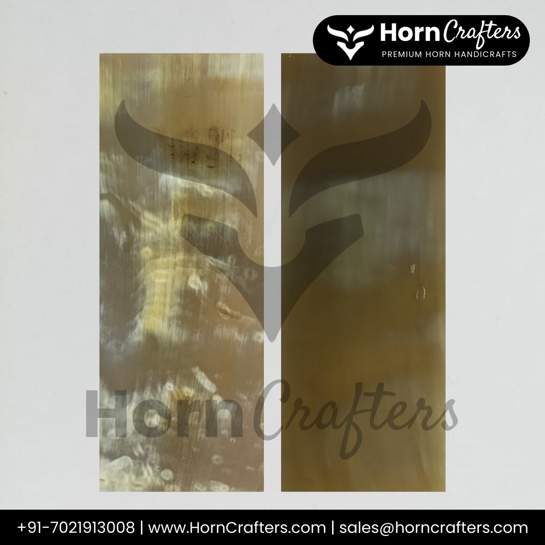 Buffalo Horn Plates - Plain Color (Afri) - 100% Natural Horn - Horn ...